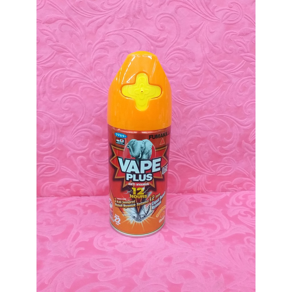 VAPE PLUS AEROSOL 200ml SPRAY, obat nyamuk semprot TAHAN 12 JAM | Lazada Indonesia