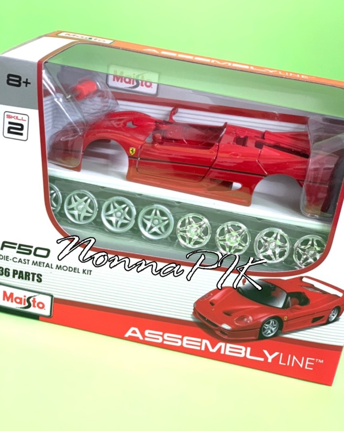 Maisto 1:24 Build Your Own Diecast Ferrari F50 Kit | Lazada Indonesia