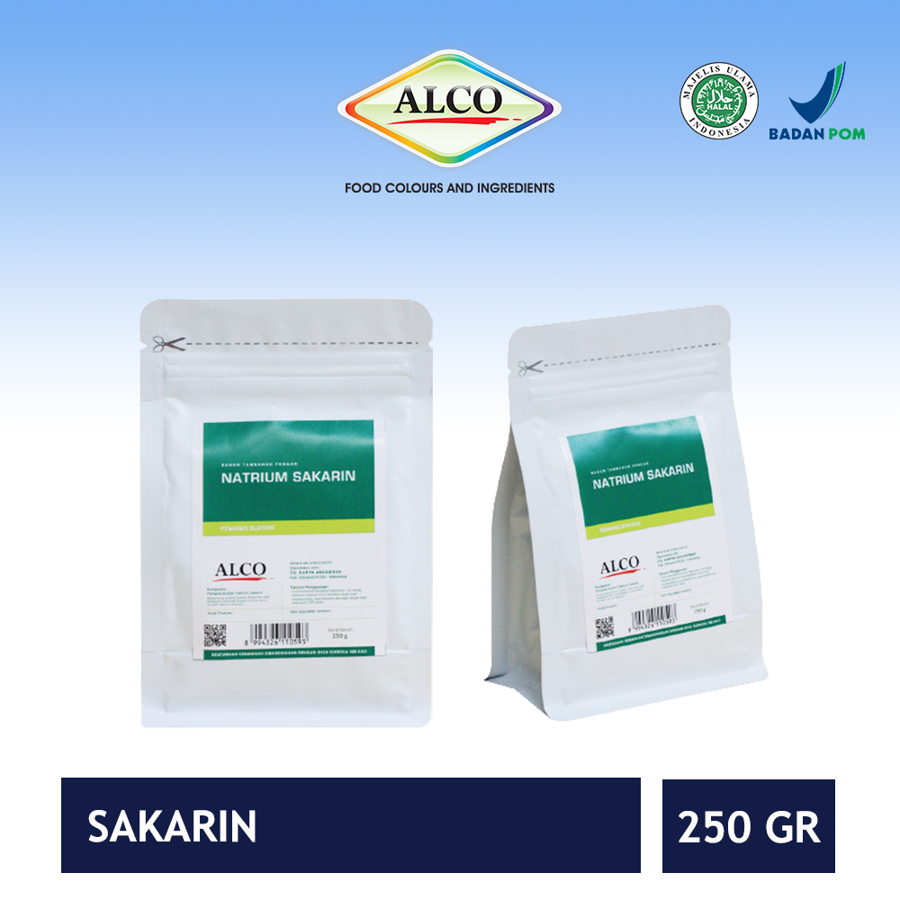 Sari Manis Pemanis Buatan Natirum Sakarin ALCO 250 gr | Lazada Indonesia