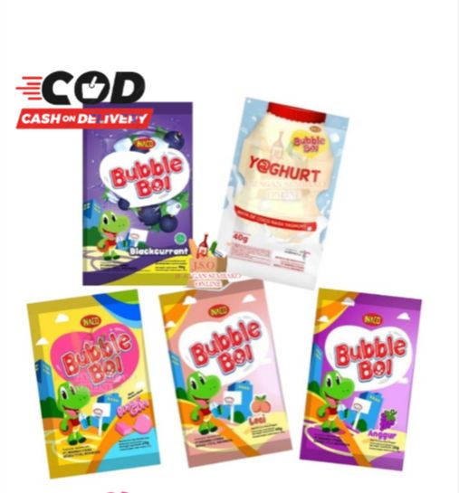 Inaco Bubble Boi Yogurt 40gr Nata De Coco Lychee Anggur Bubblegum ...