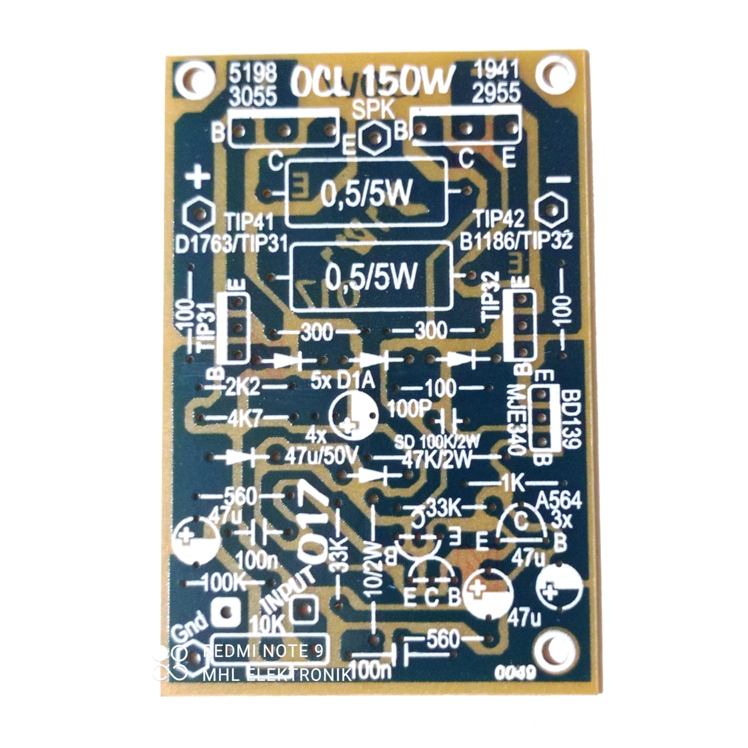 PCB Power Amplifier OCL MONO 150Watt 017 | Lazada Indonesia