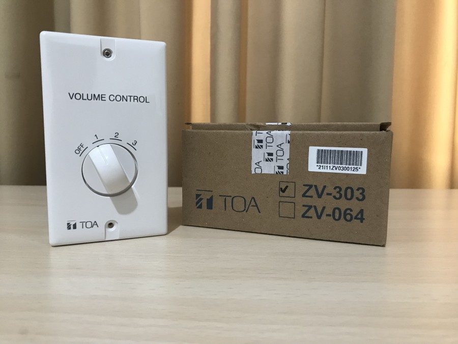 VOLUME CONTROL ATTENUATOR TOA ZV-303 6-30 WATT | Lazada Indonesia
