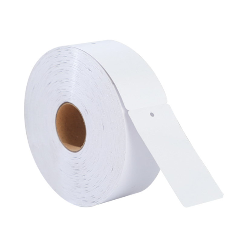 1000PCS Label Tag Baju Blank Label Baju Hang Tag Putih Kertas Perunggu ...