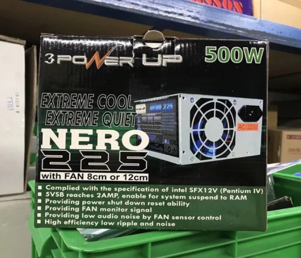 PSU POWER UP 500W Power Supply Power Up 500Watt Power Up 500W | Lazada Indonesia