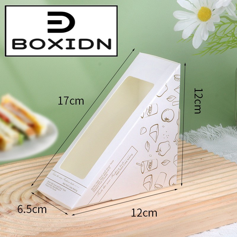 12 Pcs Kotak Sandwich Paper Craft | Box Packing Sandwich | Mika ...