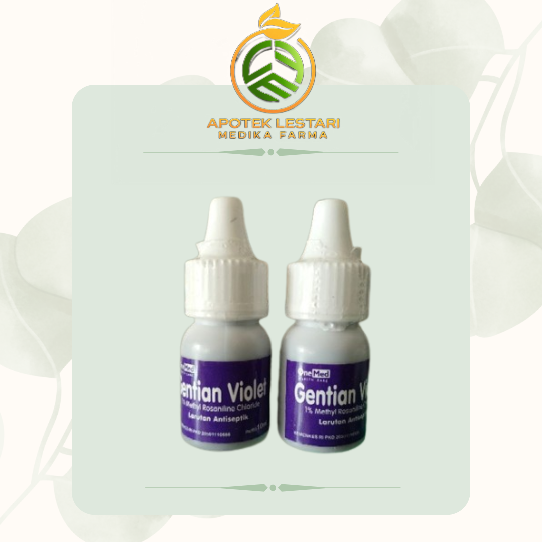 Gentian Violet 10ml Onemed / Cairan Antiseptik Sariawan | Lazada Indonesia