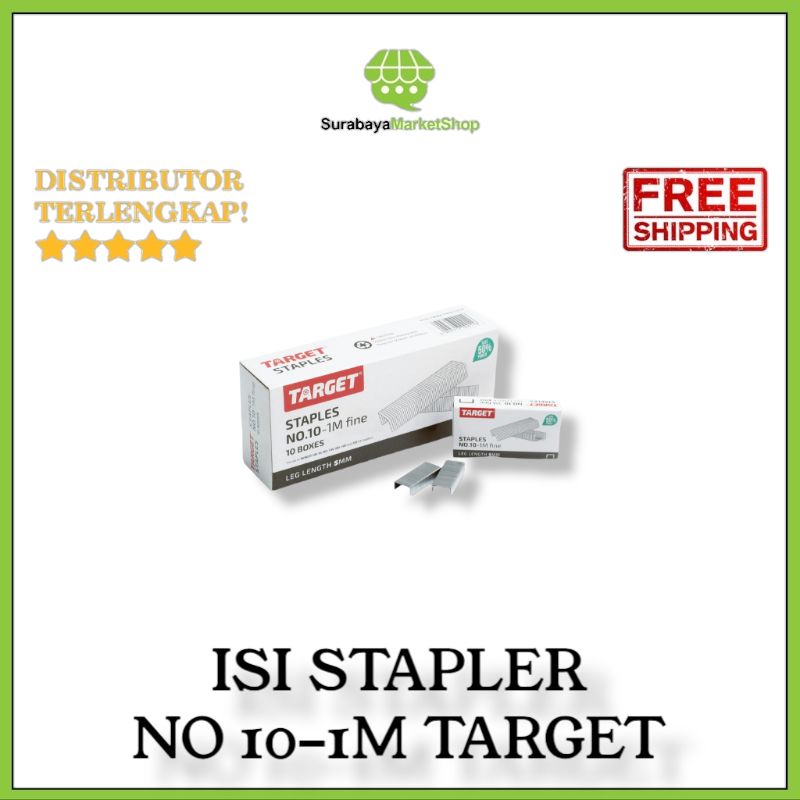 Isi Staples Merk Target No. 10 (1pcs) | Lazada Indonesia