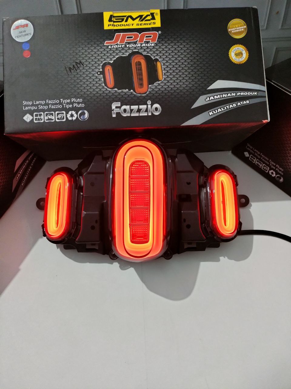 LAMPU STOP JPA FAZZIO 2022 2023 STOPLAMP PLUS SEIN JPA 3IN1 FAZZIO NEO ...