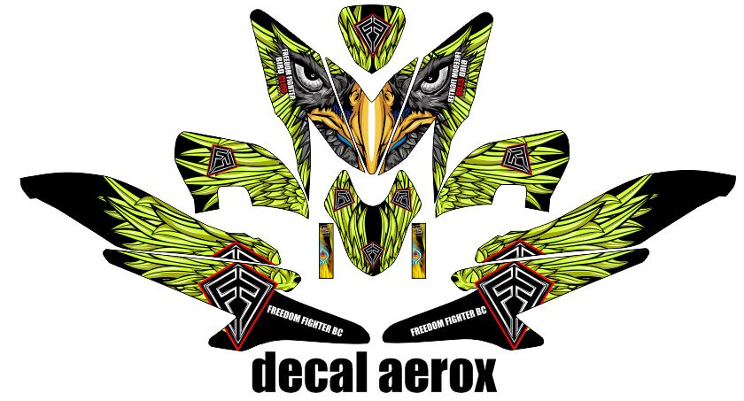 sticker decal yamaha aerox fullbody list aerox decals aerox 155 ...