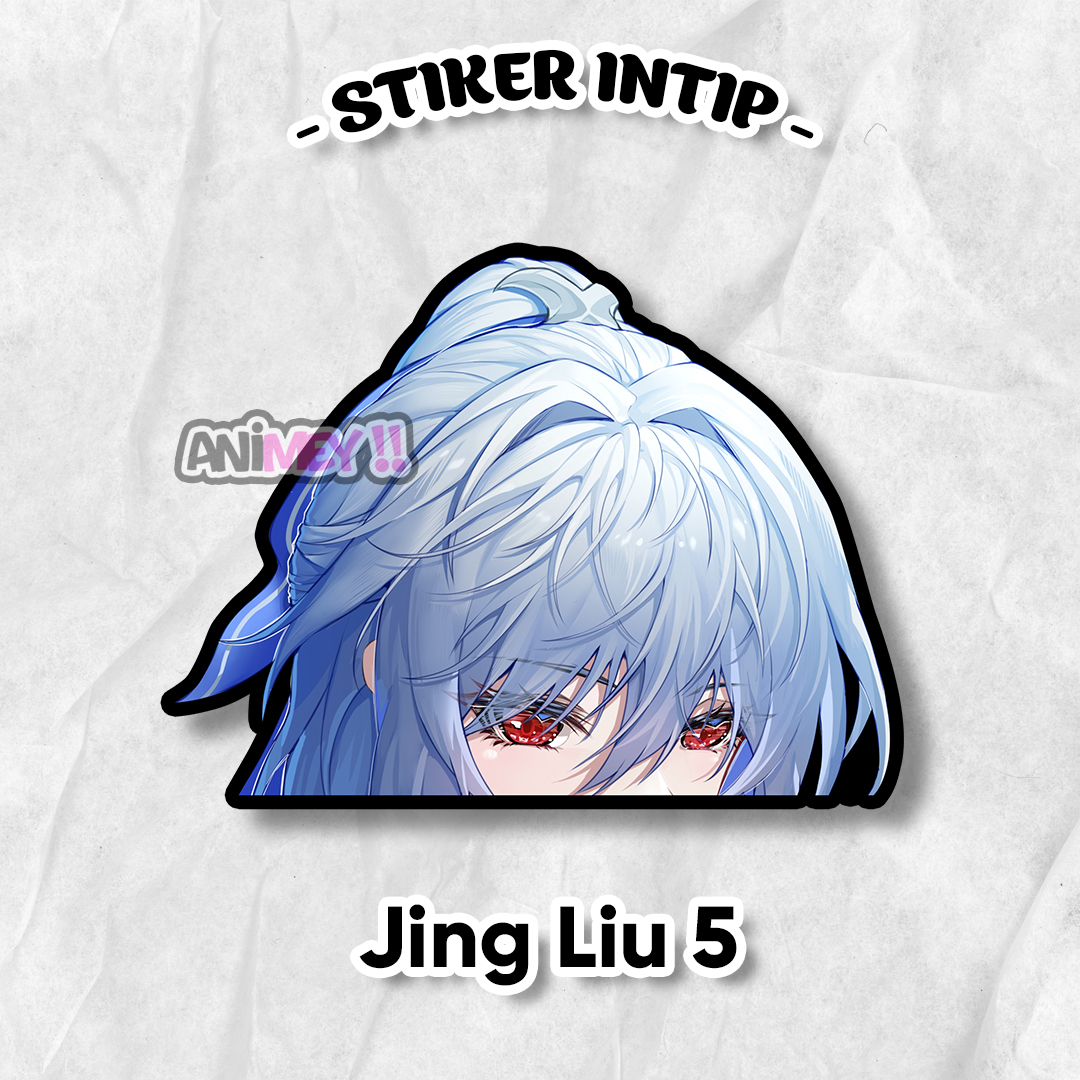 Stiker Intip Jing Liu Honkai Star Rail / Sticker Anime Waterproof ...