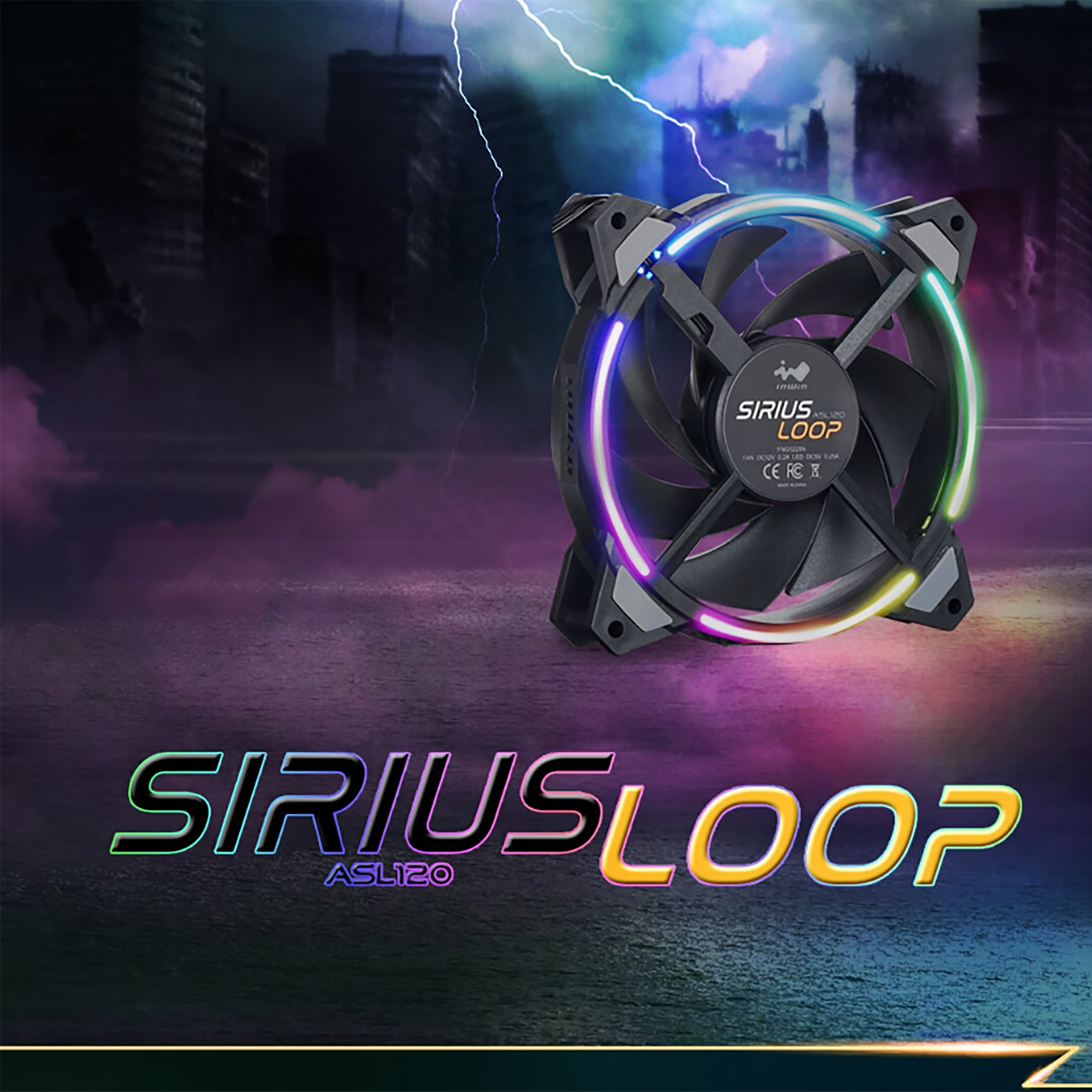 InWin Sirius Loop ASL120 Triple Pack - ARGB 120mm - 12cm Fan | Lazada ...