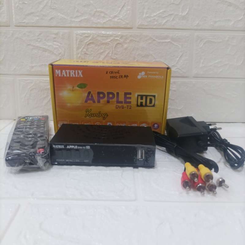 MATRIX STB Set Top Box Tv Digital DVB T2 Apple HD EWS WARNA KUNING ...