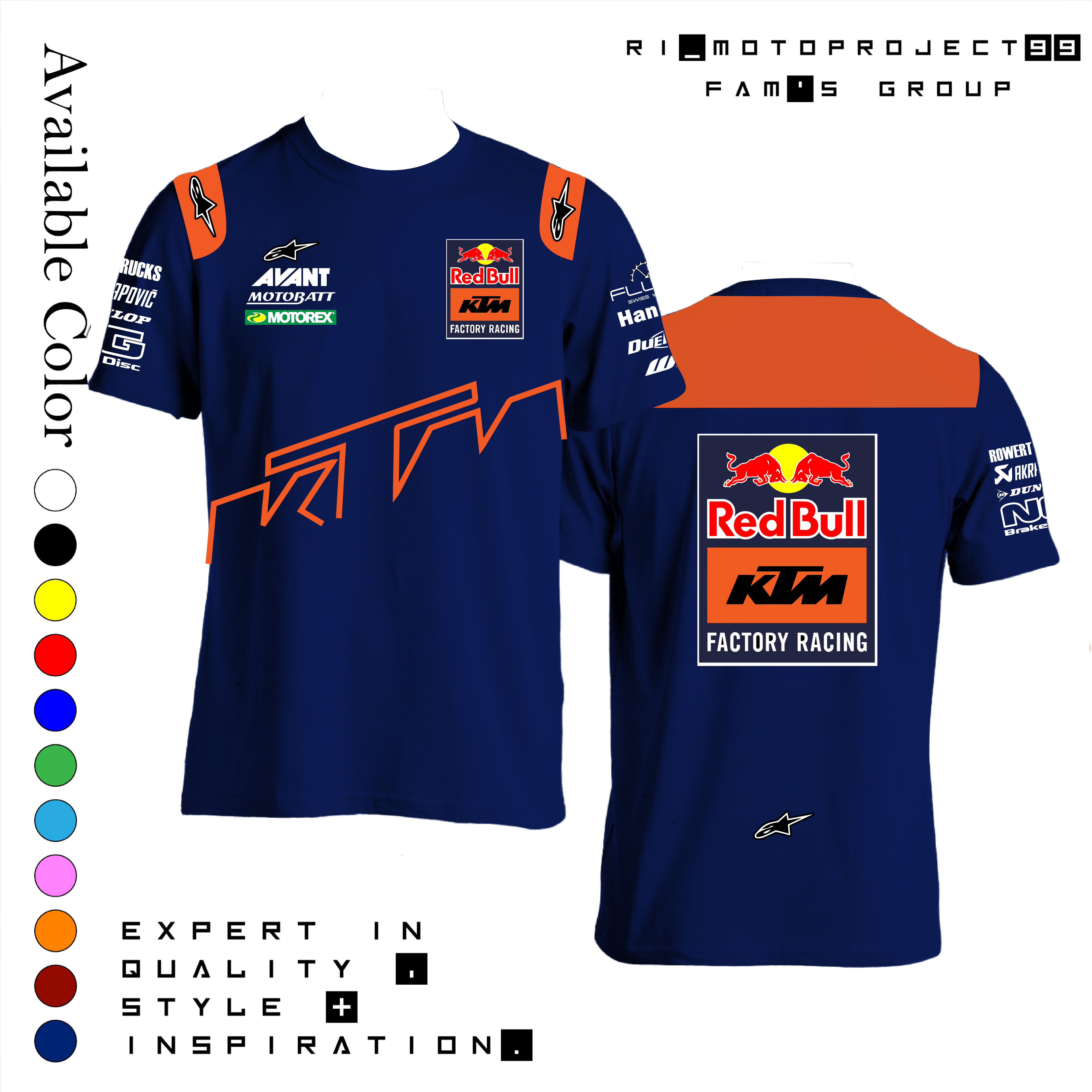 Tshirt Baju Team Official MotoGP 2023 Ktm Factory Series Best Quality ...