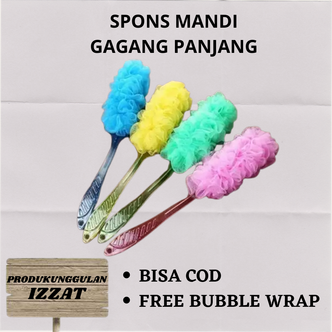 Spons Mandi / Shower Sponge Puff - Banyak varian warna random | Lazada ...
