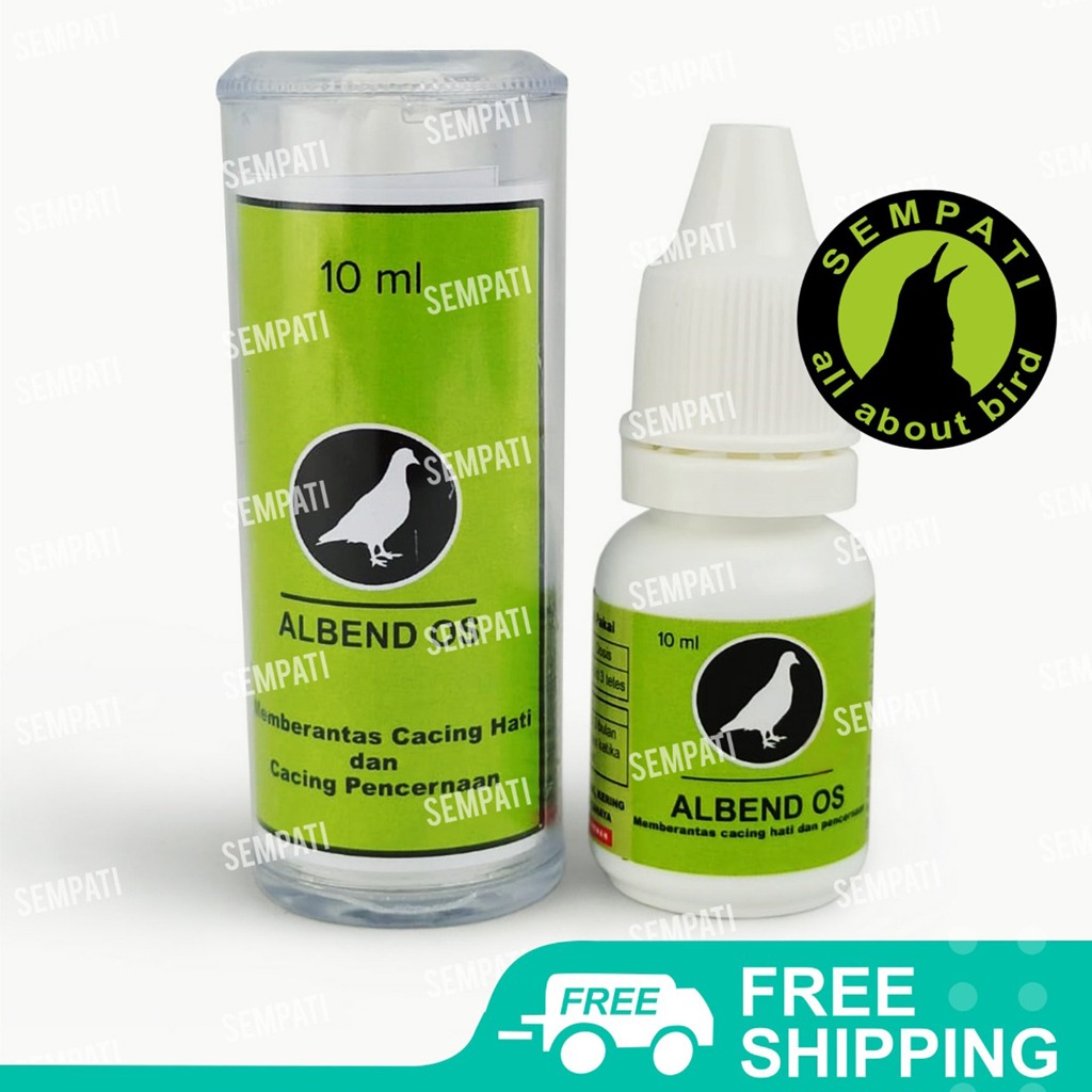 SEMPATI Albend Os Vitarest Obat Cacing Burung Merpati Sakit Cacingan ...