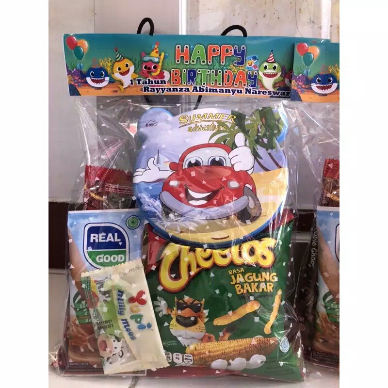 Souvenir paket snack ciki ulang tahun | Lazada Indonesia