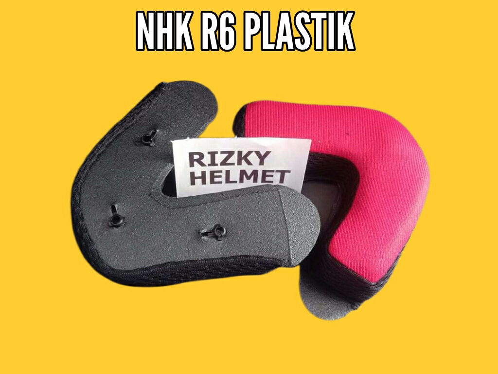 Busa Helm PIPI NHK R6 Plastik, Busa pipi NHK R 6 Kancing Plastik, Busa Helm PIPI NHK R6 plastik ...