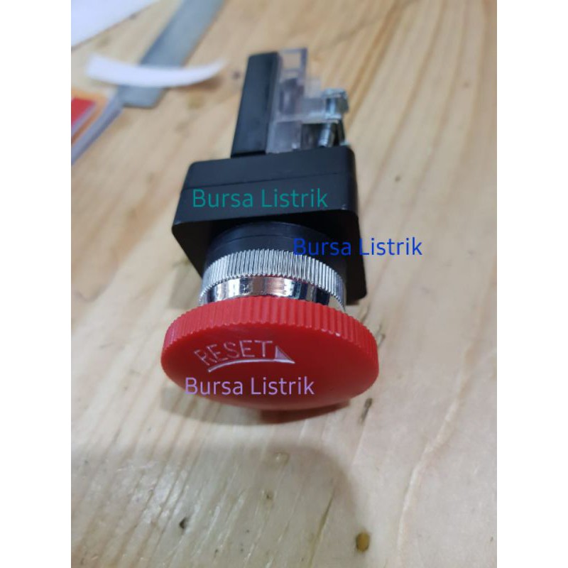Emergency Stop / Tombol Push on merah 25-30 mm RE2511-RE3011 | Lazada ...