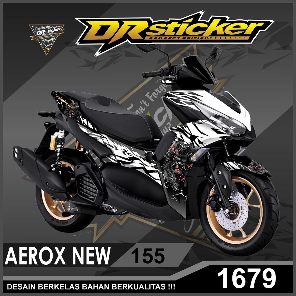 Stiker Costum Decal Aerox 155 full body Lis Variasi Motor Aerox Desain ...