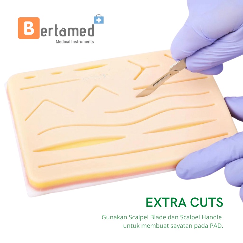 Hecting Silicone Suture Pad 3 Layers / Manekin Hecting Suture / Hecting ...