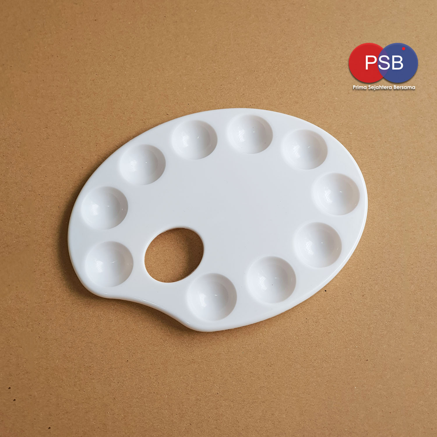 Palet Lukis Plastik Oval Picasso / Oval Plastic Palette | Lazada Indonesia