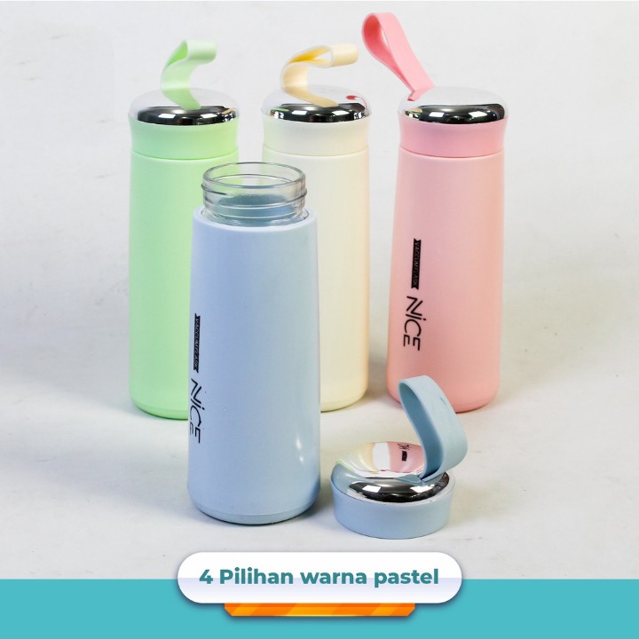 Produk HARGA PROMO BOTOL MINUM KACA NICE 400ML | Lazada Indonesia