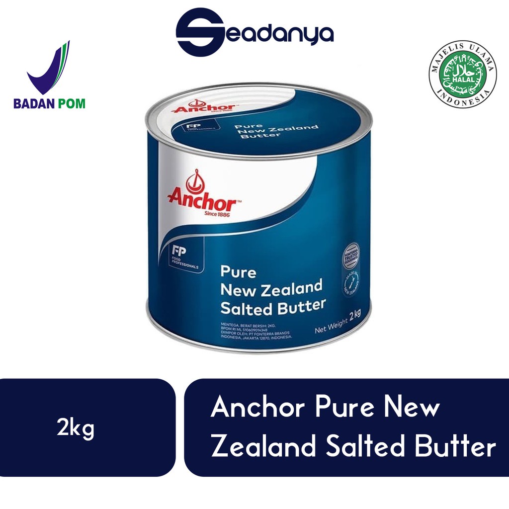 Anchor Pure New Zealand Salted Butter 2kg | Lazada Indonesia