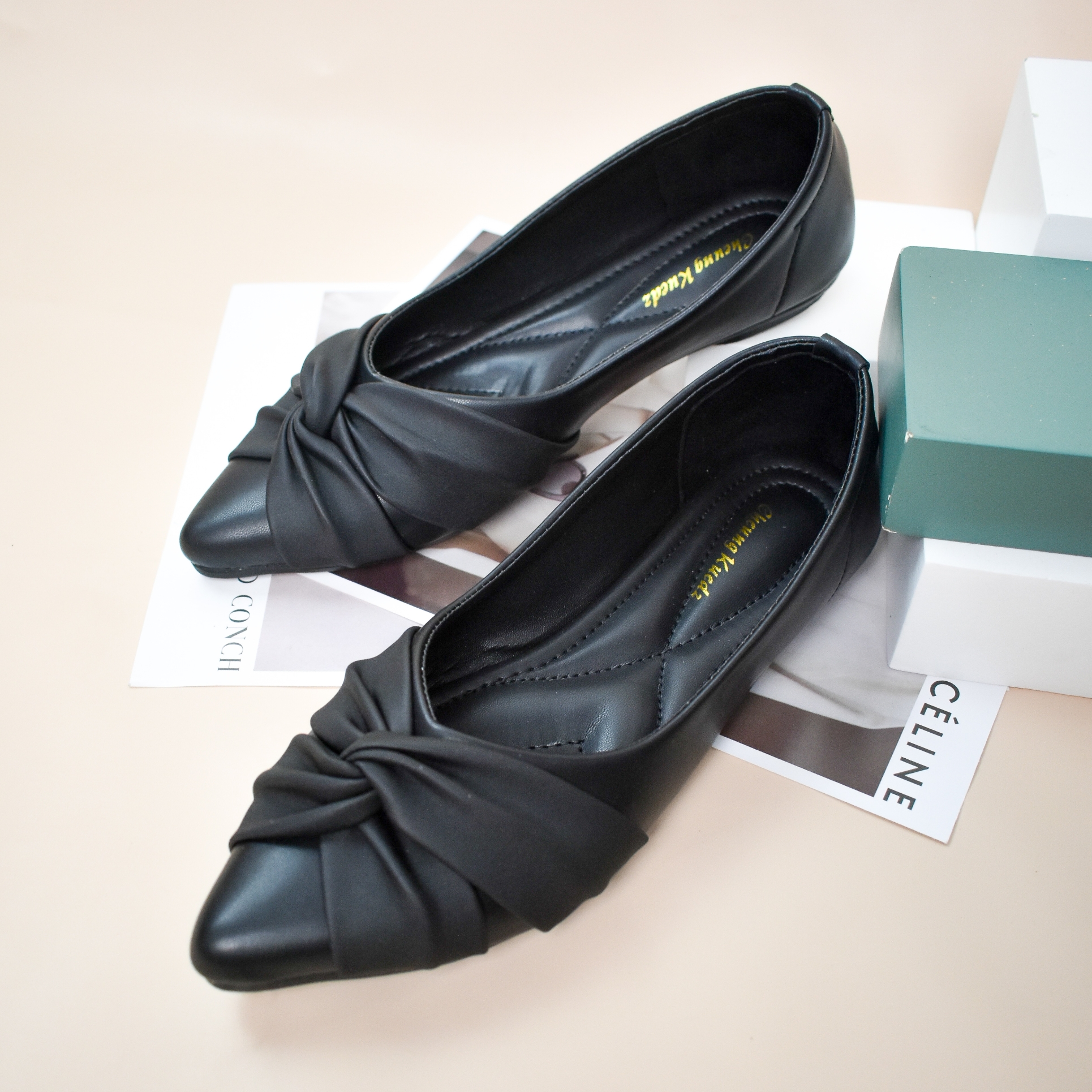 sepatu balet terbaru ||flat shoes wanita || sabil | Lazada Indonesia