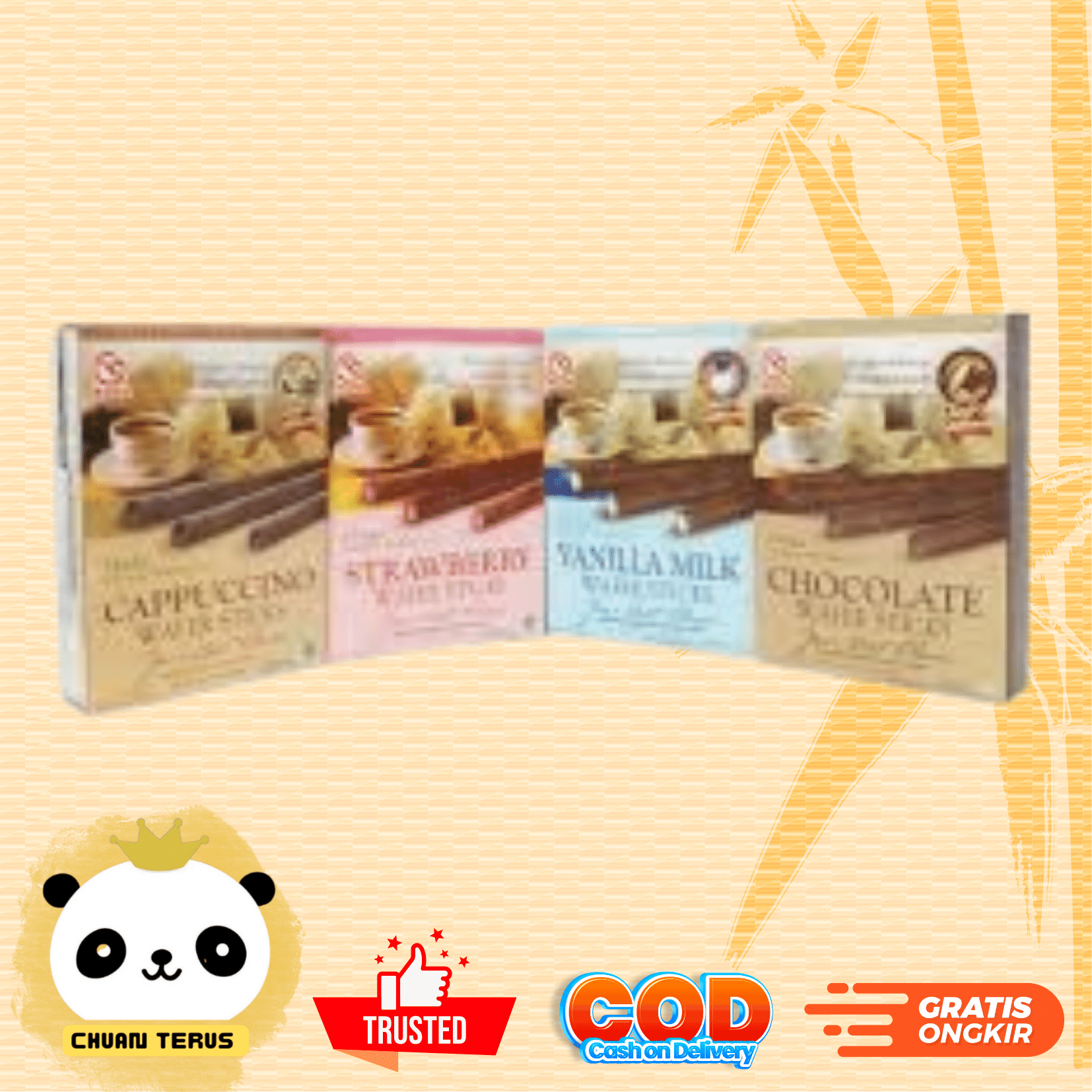 BISKITOP - KUGI WAFER STICK 120g Biskuit Kue Kering Anak Dewasa Enak ...