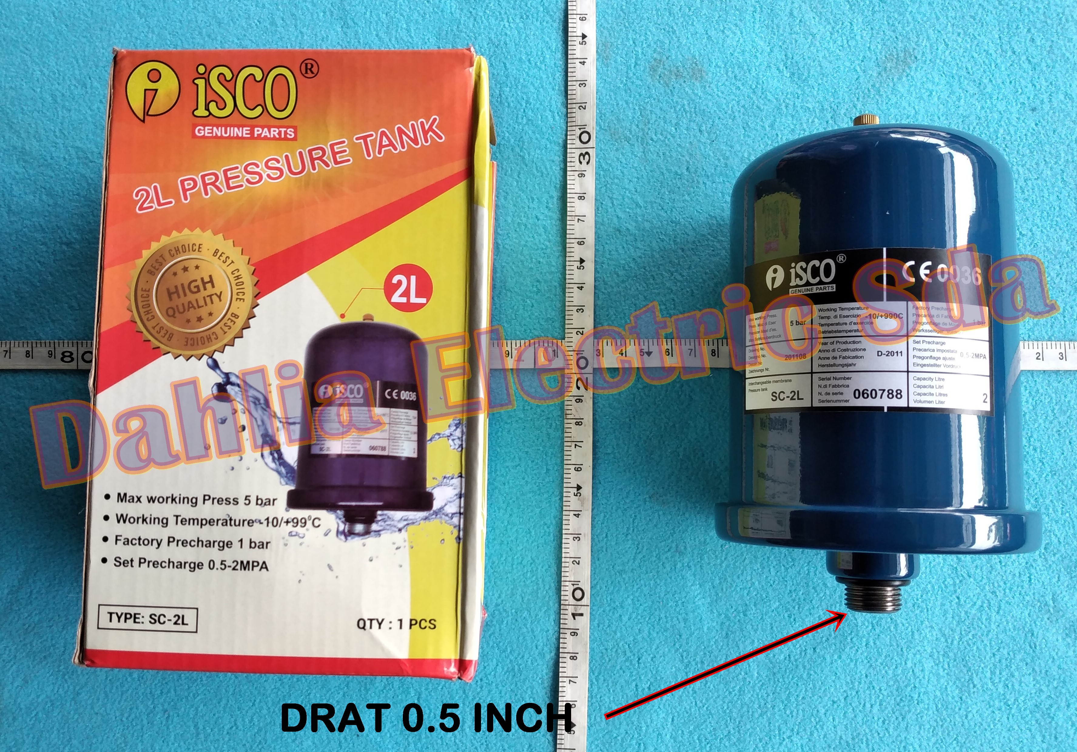 TABUNG POMPA AIR BESI ISCO | Lazada Indonesia