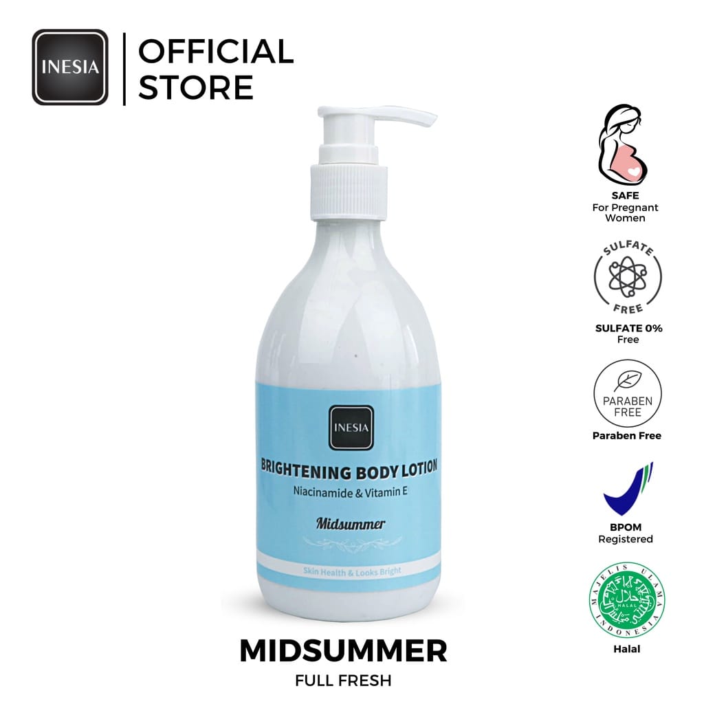 Inesia Brightening Body Lotion With Niacinamide & Vit. E 330ml | Lazada ...
