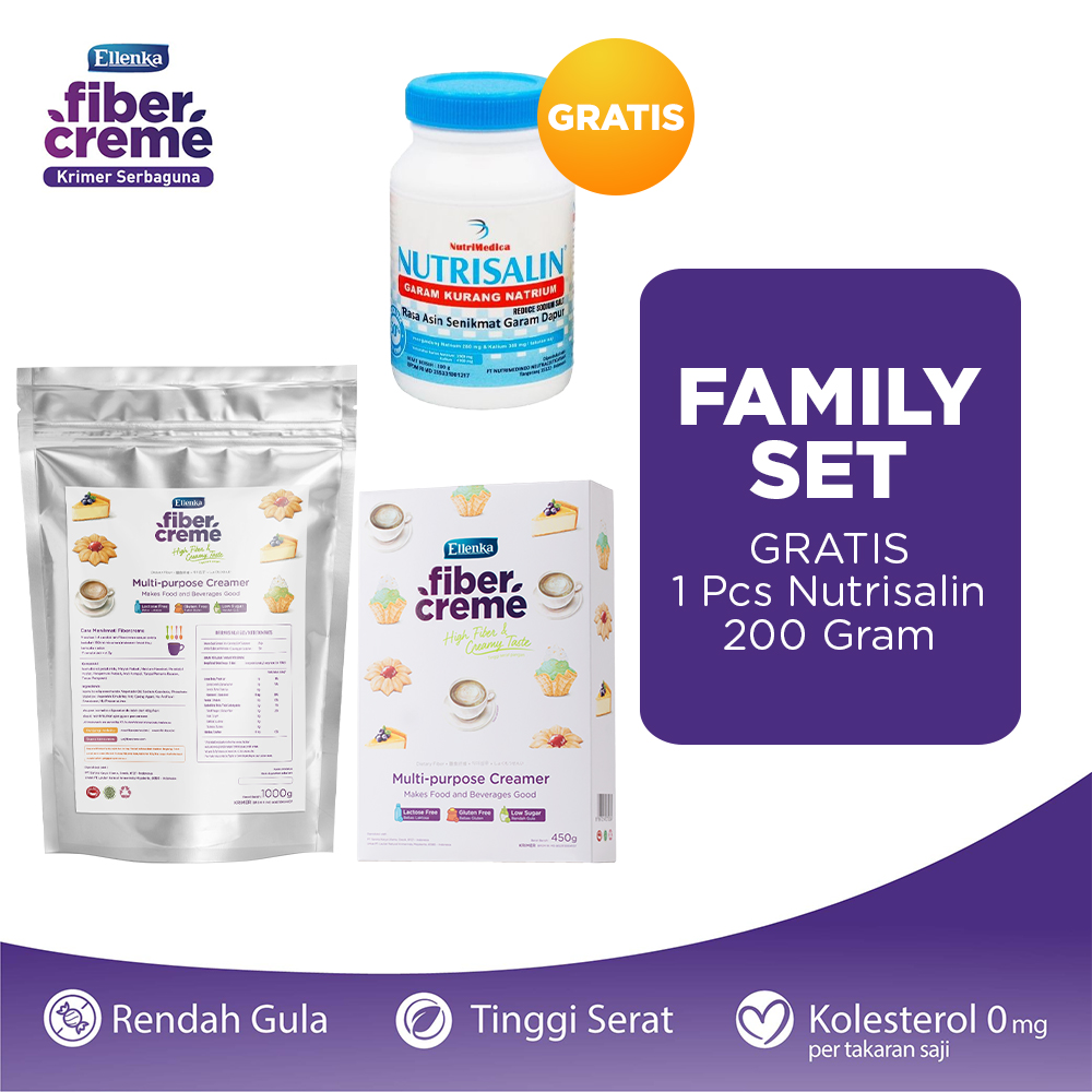 FiberCreme Family Set GRATIS Nutrisalin | Lazada Indonesia