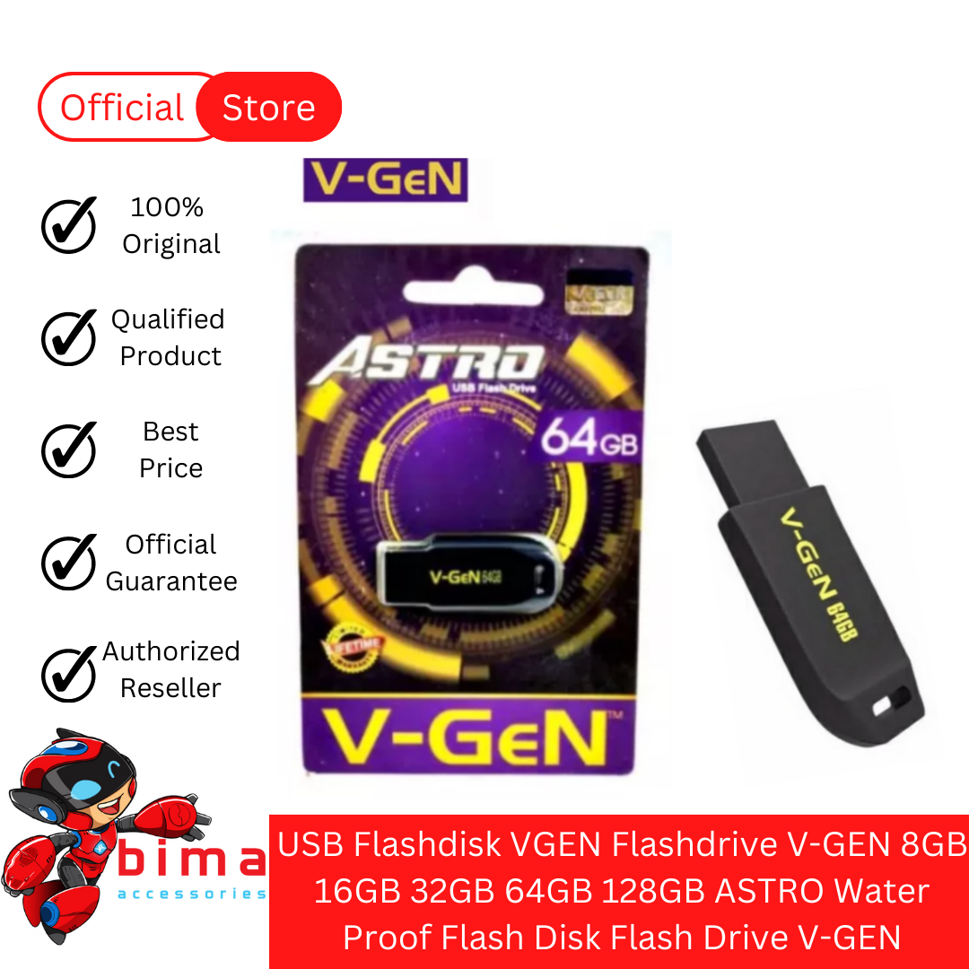 USB Flashdisk VGEN Flashdrive V-GEN 8GB 16GB 32GB 64GB 128GB ASTRO ...