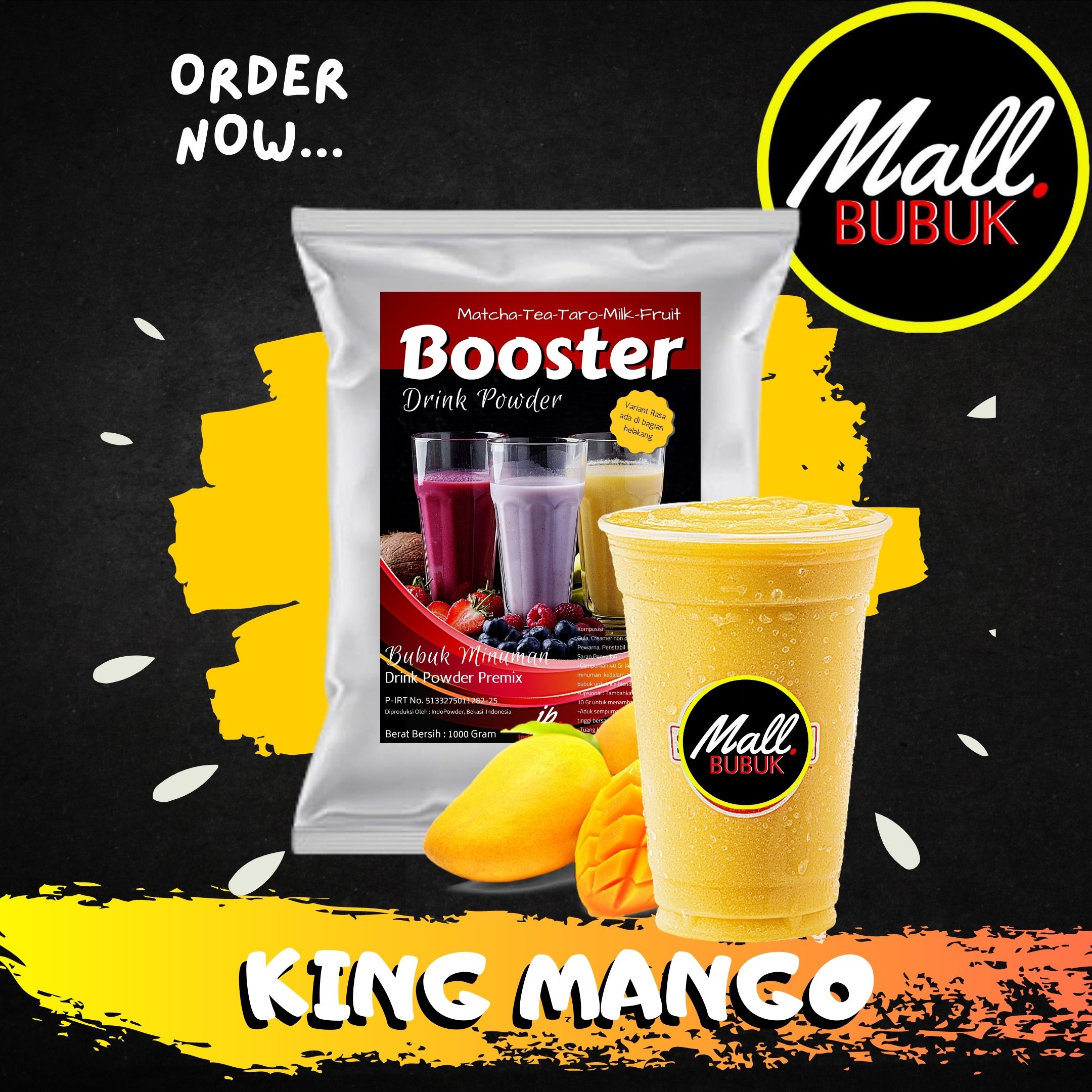 Bubuk minuman MANGGA 1Kg - KING MANGO Powder | Lazada Indonesia