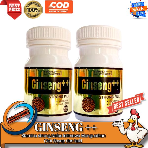 Power Booster GINSENG Plus Obat Vitamin Jamu Herbal Ayam Laga Merpati ...