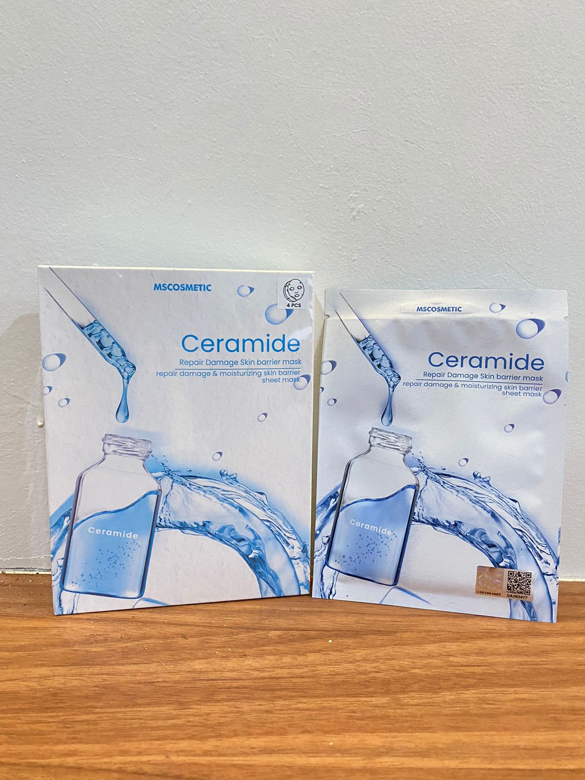 Ms Glow Sheet Mask Salmon DNA Marine Collagen Ceramide Hyaluronic Acid ...