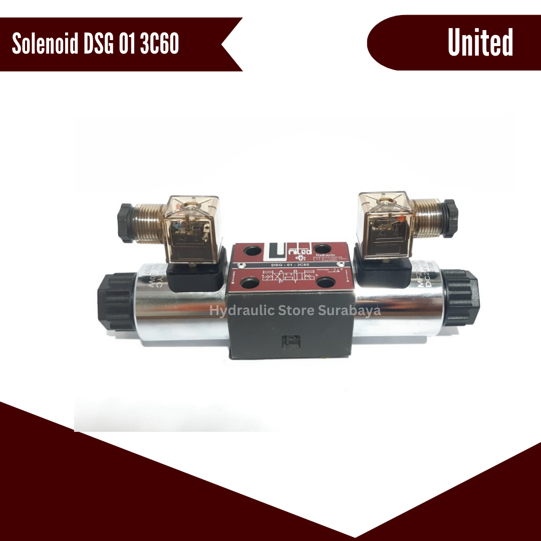Hidrolik Solenoid Valve Directional Control valve Double DSG 01 3C60 ...