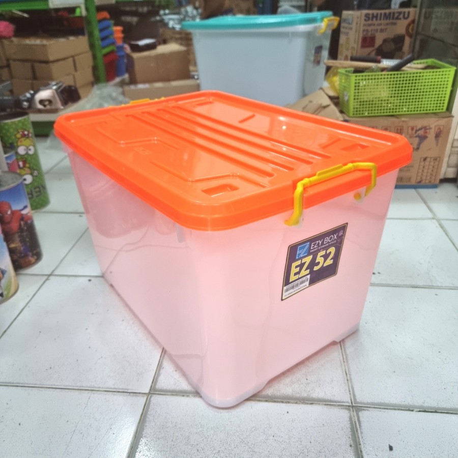 COD - SHINPO CB 52 Liter CARAVAN Container Box ADA RODA Kuat Tebal ...