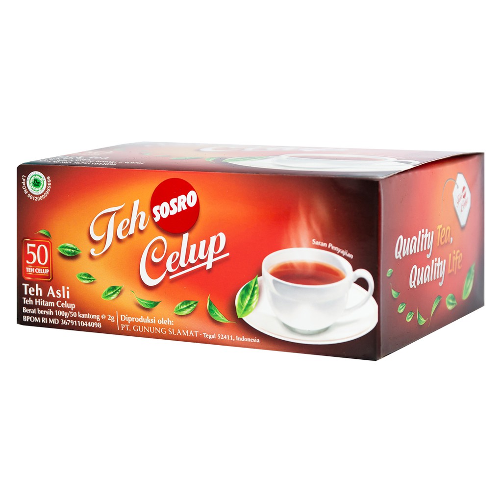 TEH SOSRO CELUP 50 X 2 GRAM | Lazada Indonesia