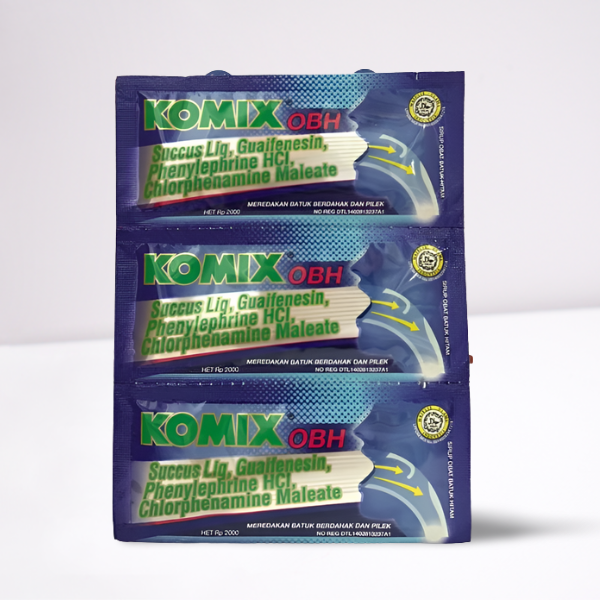 Komix Adults Obat Batuk Cair Sachet (3 Sachet) | Lazada Indonesia