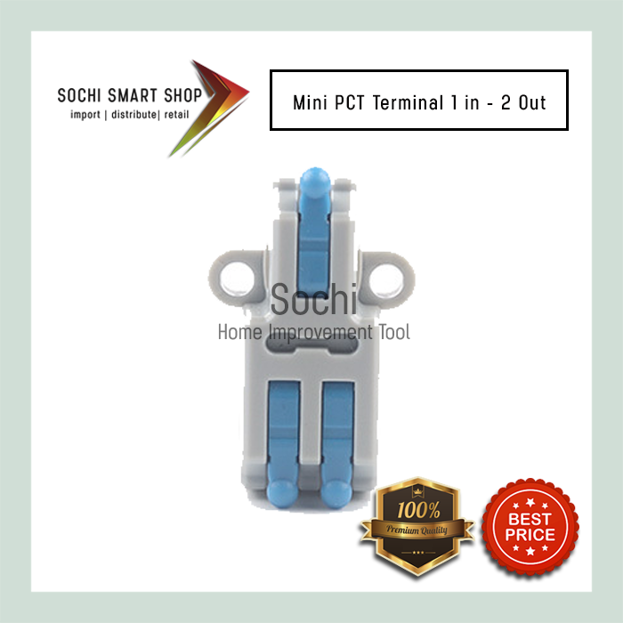 Mini PCT Terminal D12 - Sambungan kabel listrik 1 in 2 Out | Lazada ...