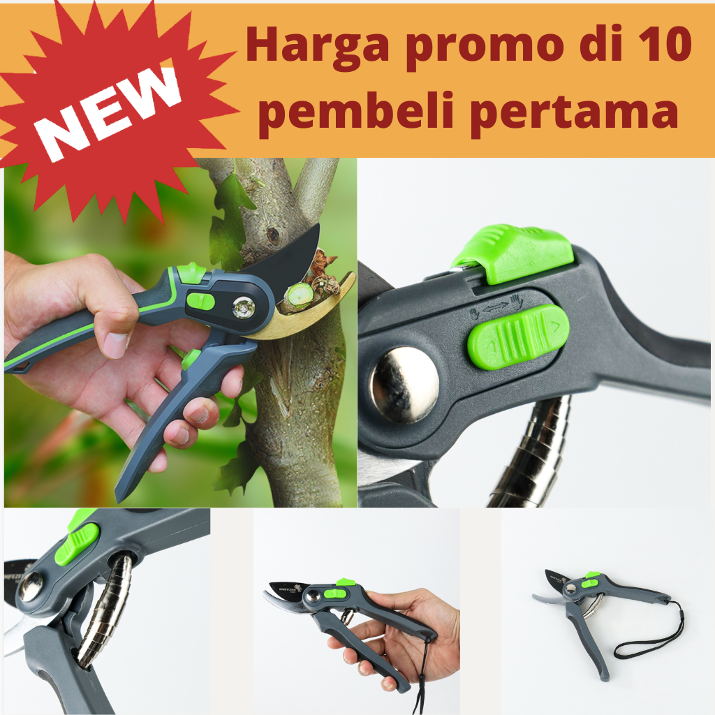Gunting Taman Ranting Tumbuhan Bunga Bonsai Garden Pruning Shear ...
