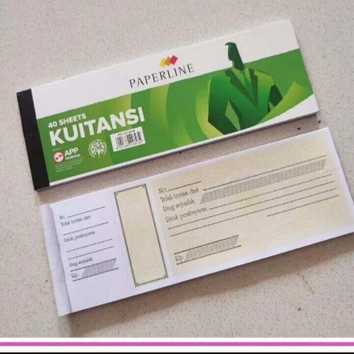 Buku Kwitansi Kecil PAPERLINE/Buku Kuitansi Mini PPL/Kwitansi Mini ...