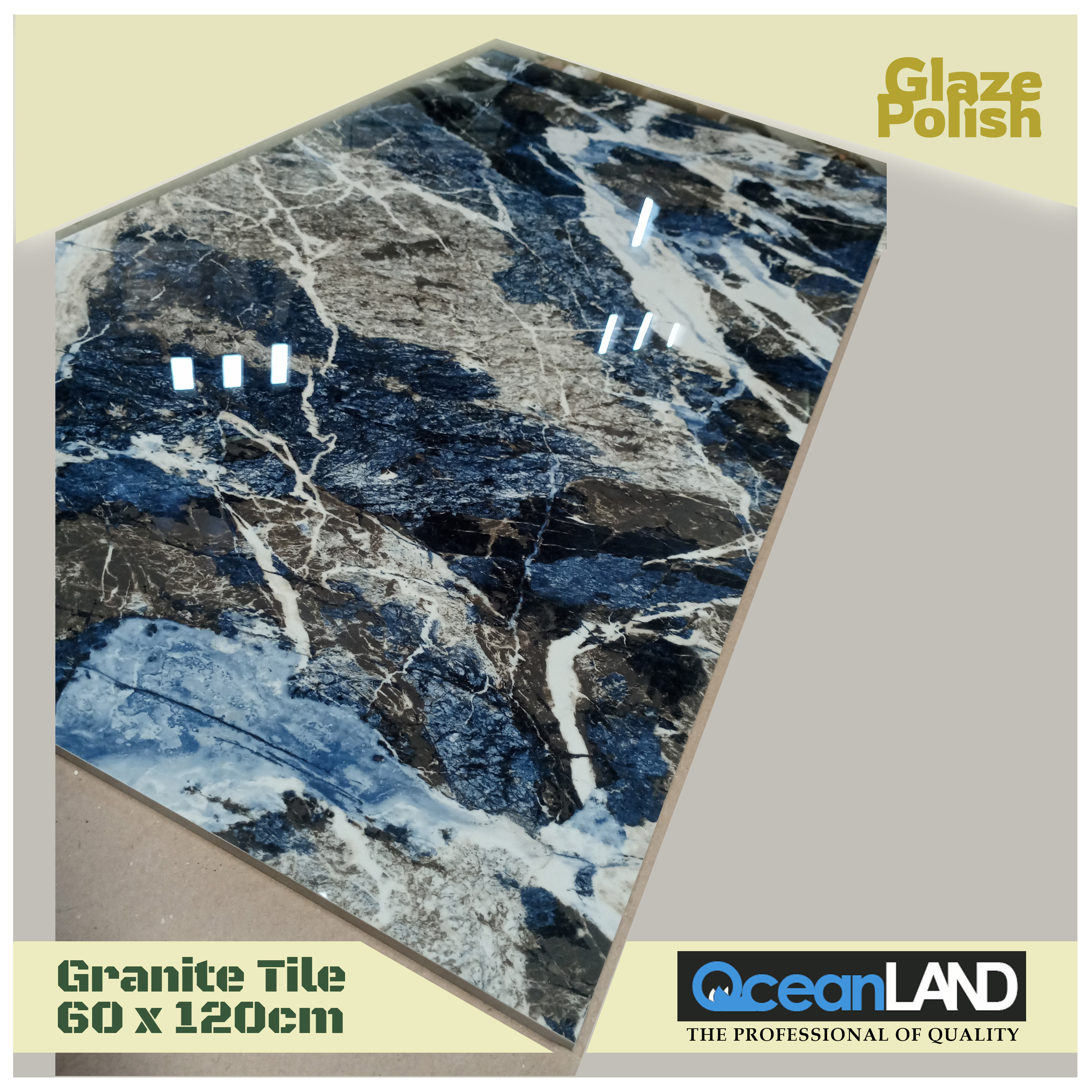 Granit lantai 60x120 Marmer Biru Antik Super Glossy Grade AAA Original ...