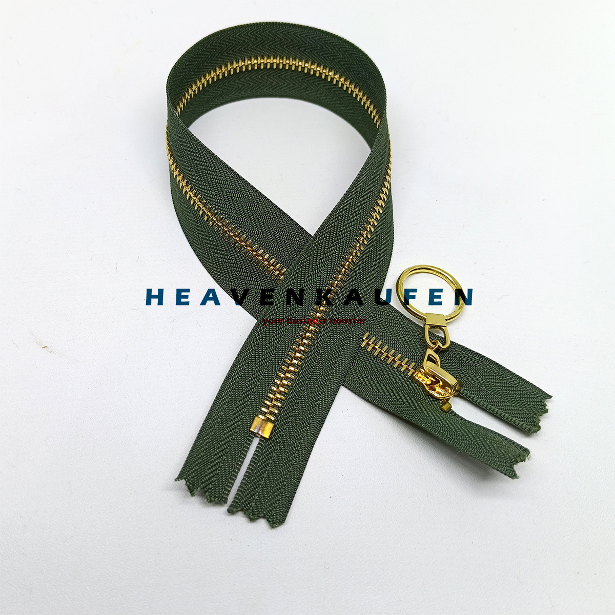 Resleting Zipper 30 cm Gold Type Gigi Besi Nomor 3 Model Set Close ...