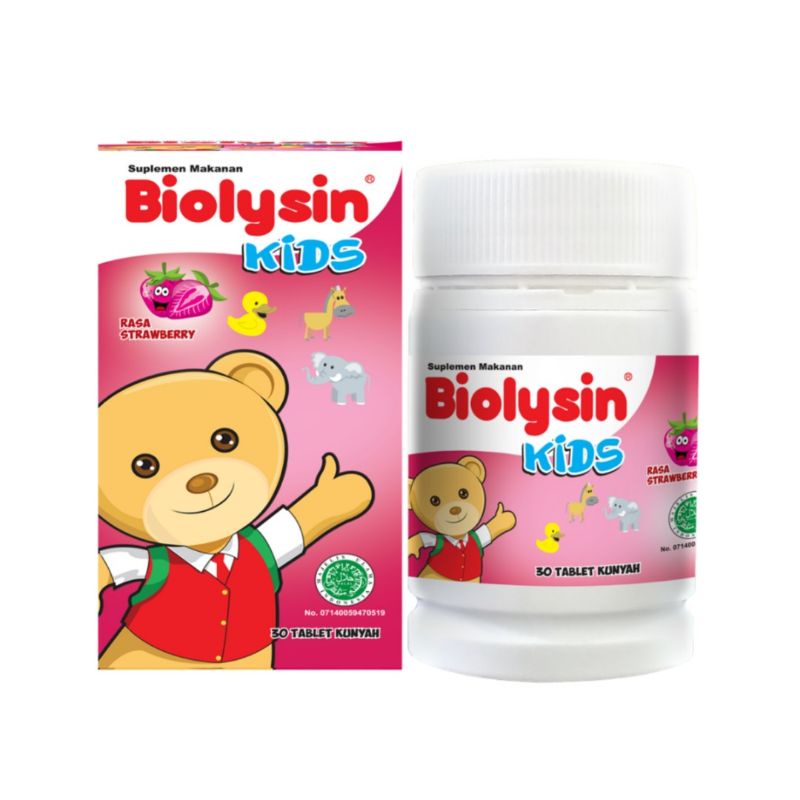 Biolysin Kids 30 Tablet - Multivitamin Suplemen Makanan Anak | Lazada ...