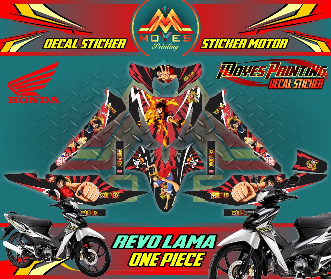 decal revo lama decal stiker motor revo lama decal full body revo lama ...