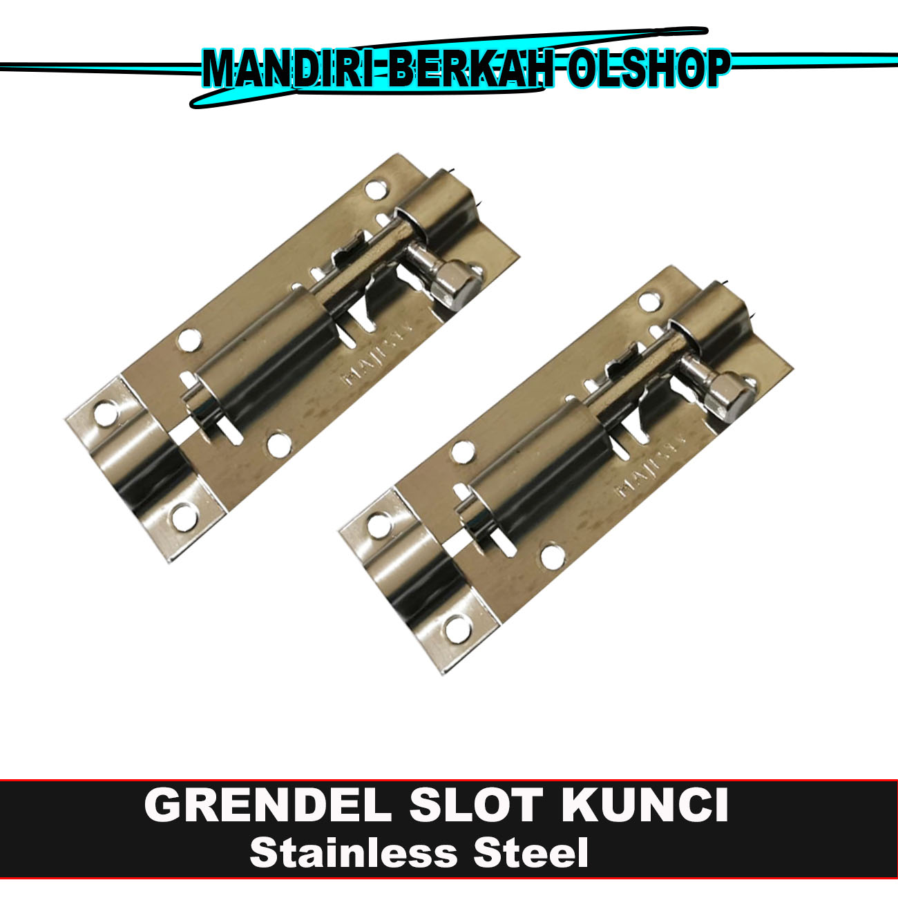 Grendel Stainless Kunci Slot Pintu Lemari MAJESTY 2 inch | Lazada Indonesia