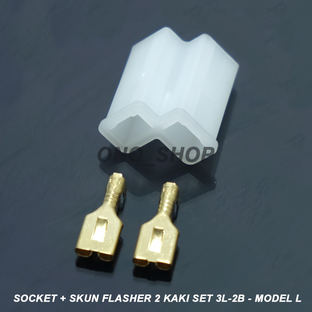 Socket + Skun Flasher 2 Kaki Set 3L-2B - Model L | Lazada Indonesia