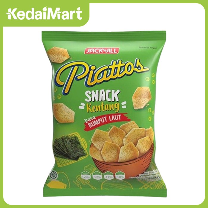 Piattos Rasa Rumput Laut 80 Gram | Lazada Indonesia